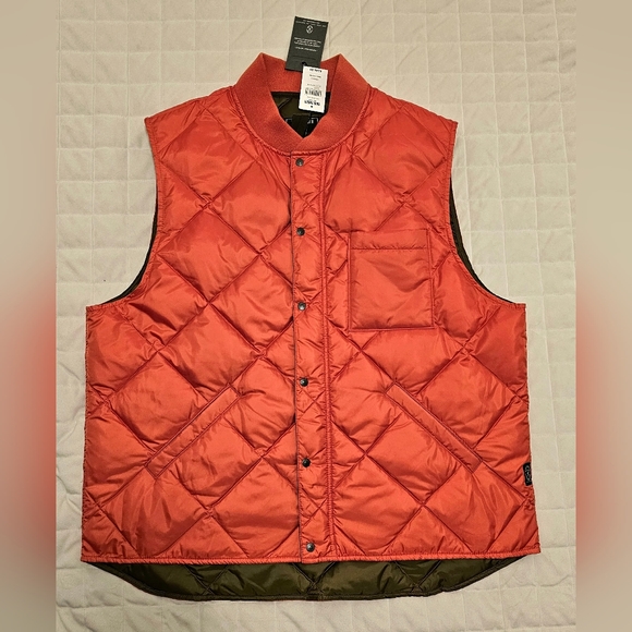 Todd Snyder | Jackets & Coats | Todd Snyder Mens Orange Quilted Puffer ...